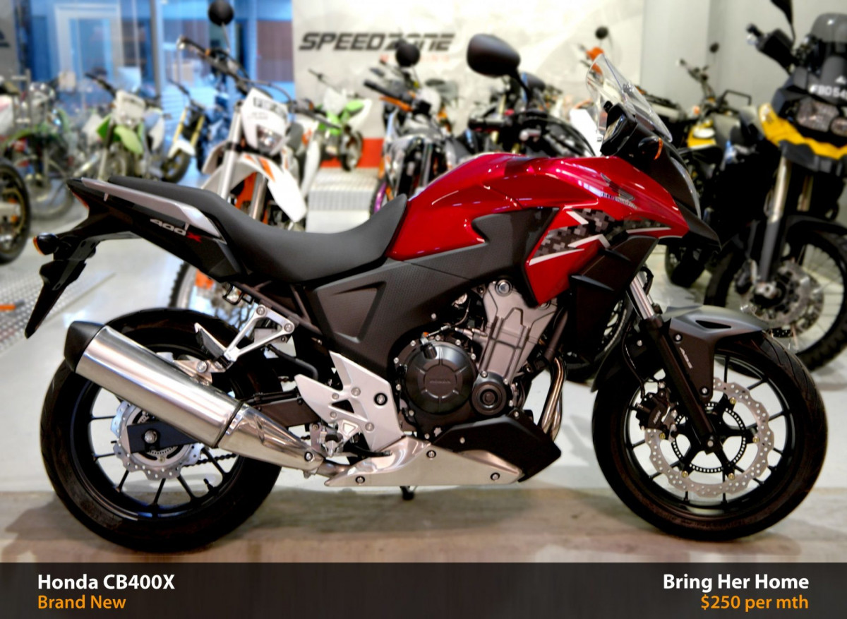Ride with Style: 2015 Honda CB400X Red ABS - Speedzone